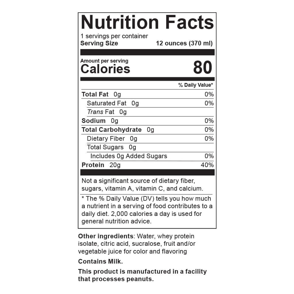 Roller Protein Water - 12pk – RWL